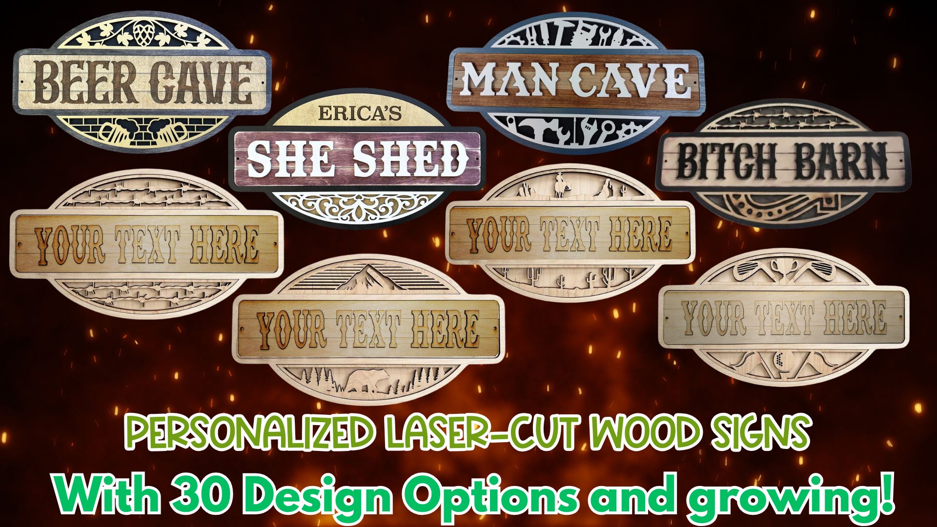 Personalized Wood Signs – Rustic Wall Decor made in Walla Walla