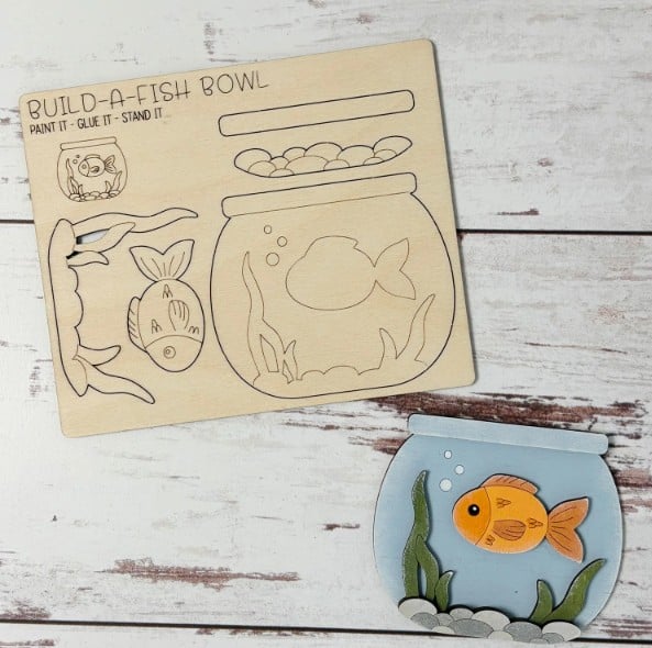 Build a Fishbowl Pop-Out Card - Blue Bonnet Studios